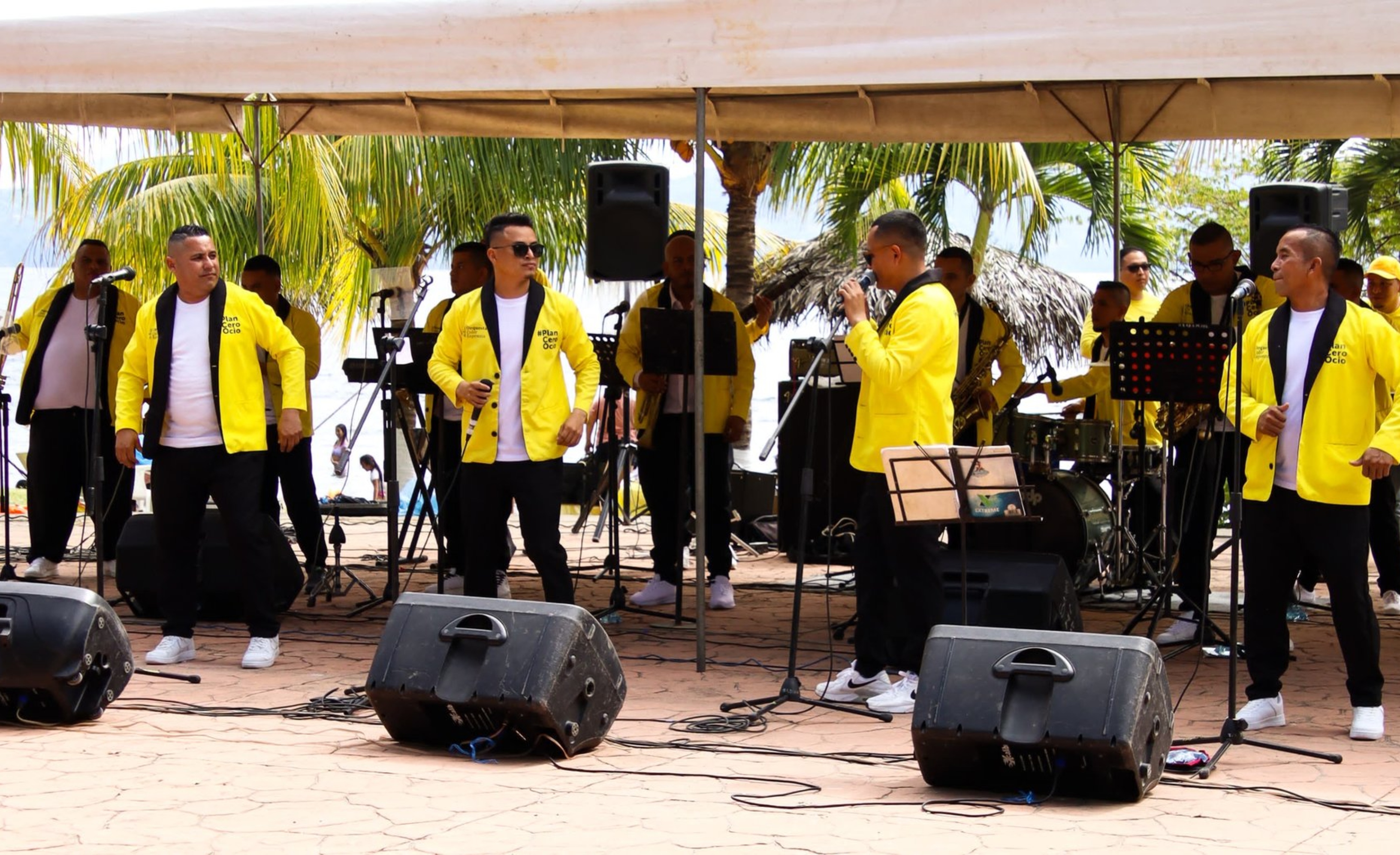 Orquesta de Centros Penales brindó concierto en el Parque Recreativo ...