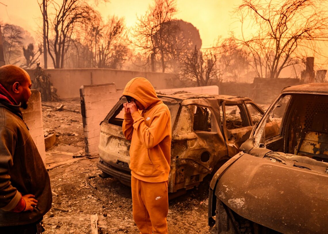 Fotos: Incendios descontrolados calcinan comunidades enteras alrededor de Los Ángeles – Diario ...