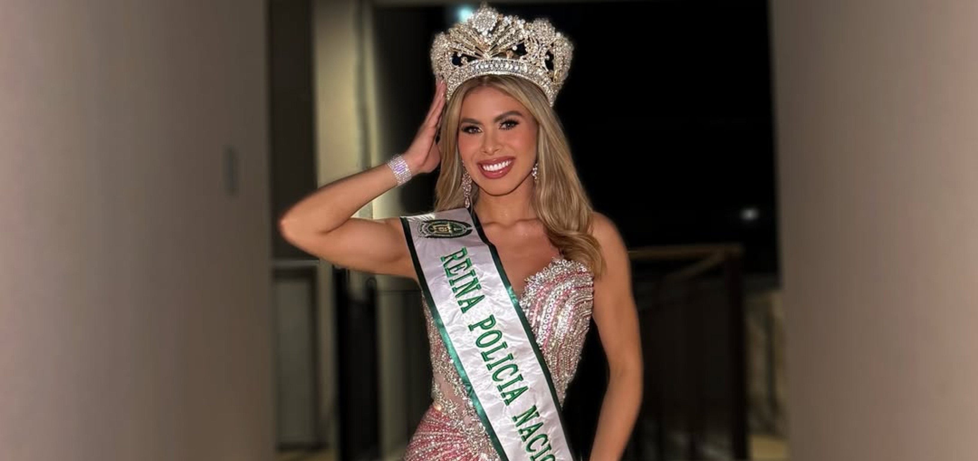 La salvadoreña Linda Sibrián es elegida como Reina de la Policía ...